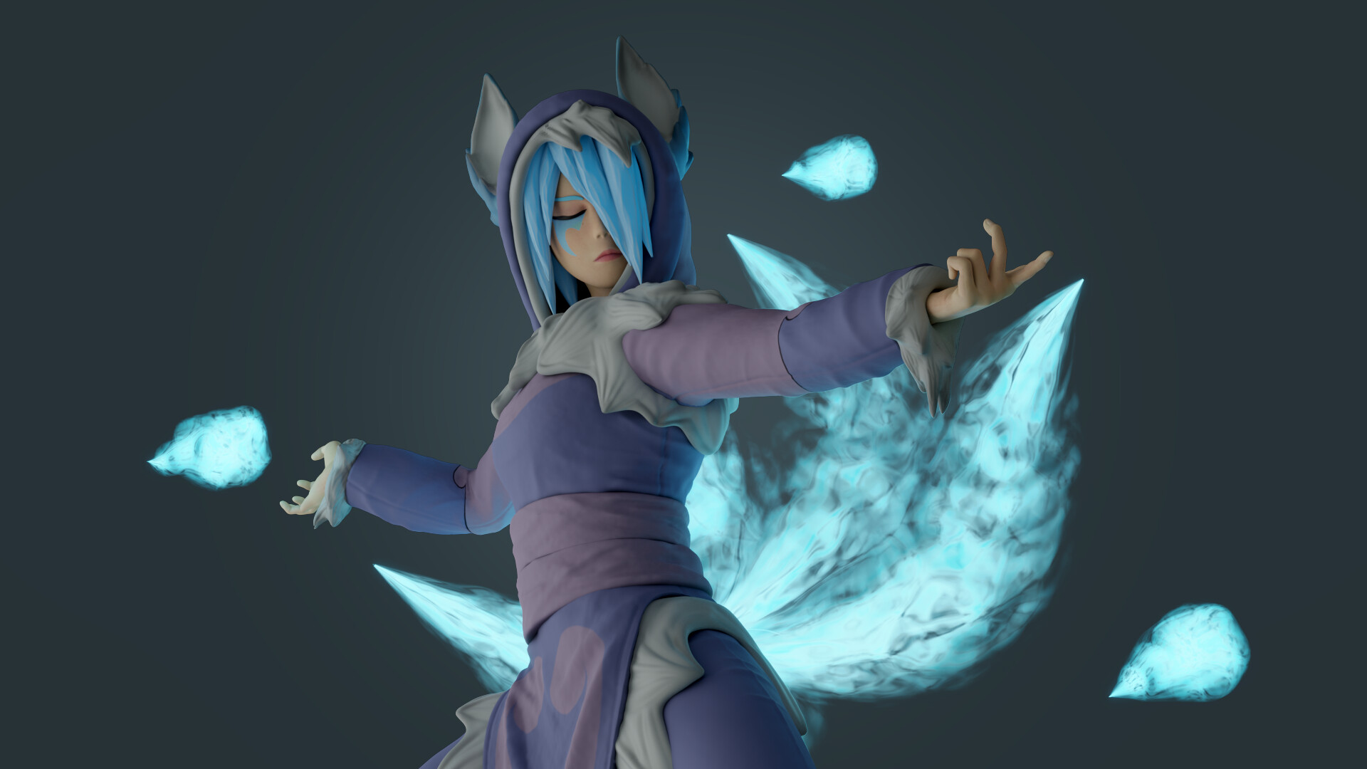 ArtStation - Arctic Fox Yumiko