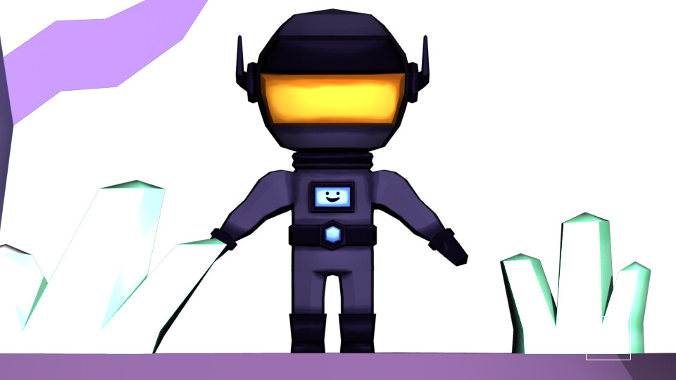 Daniel Antúnez - Astronaut on mini planet