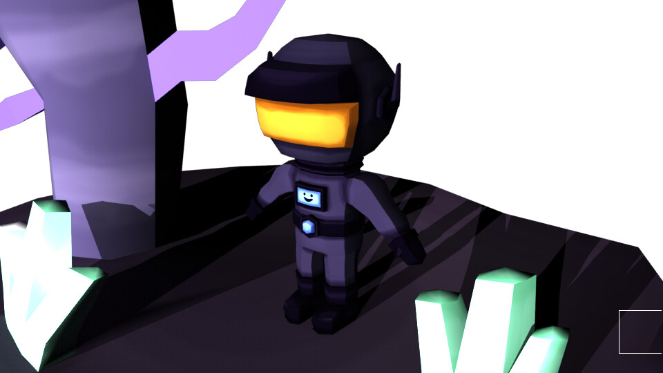 Daniel Antúnez - Astronaut on mini planet