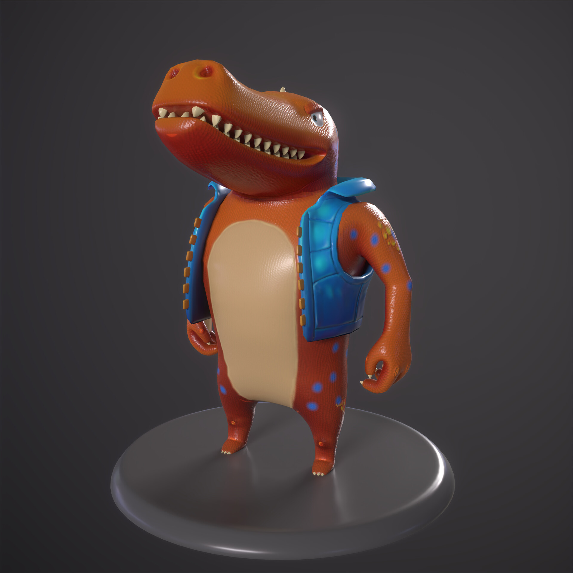 ArtStation - Orange Gator