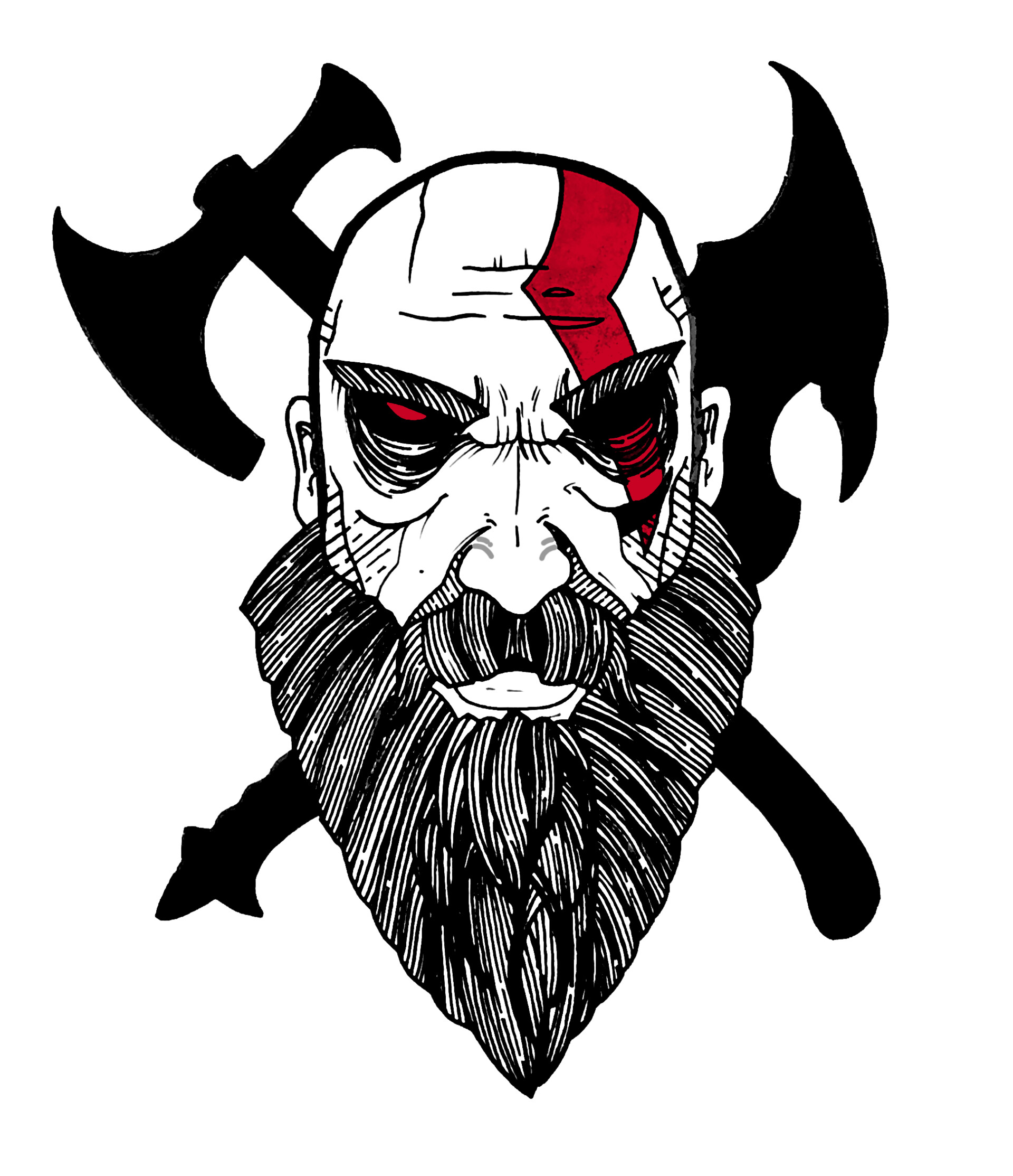 ArtStation - Kratos fanart