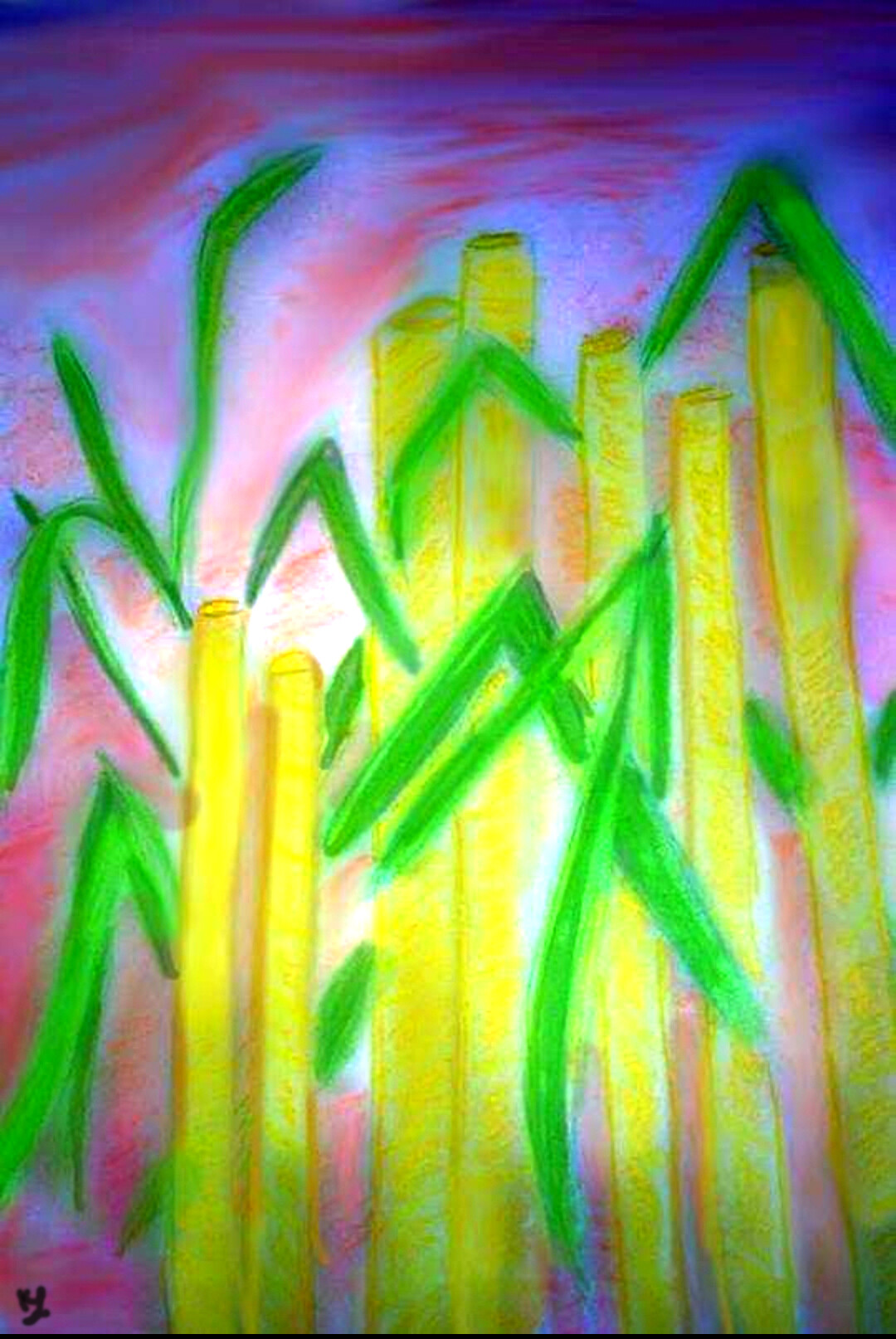 ArtStation - Bamboo in Pastels