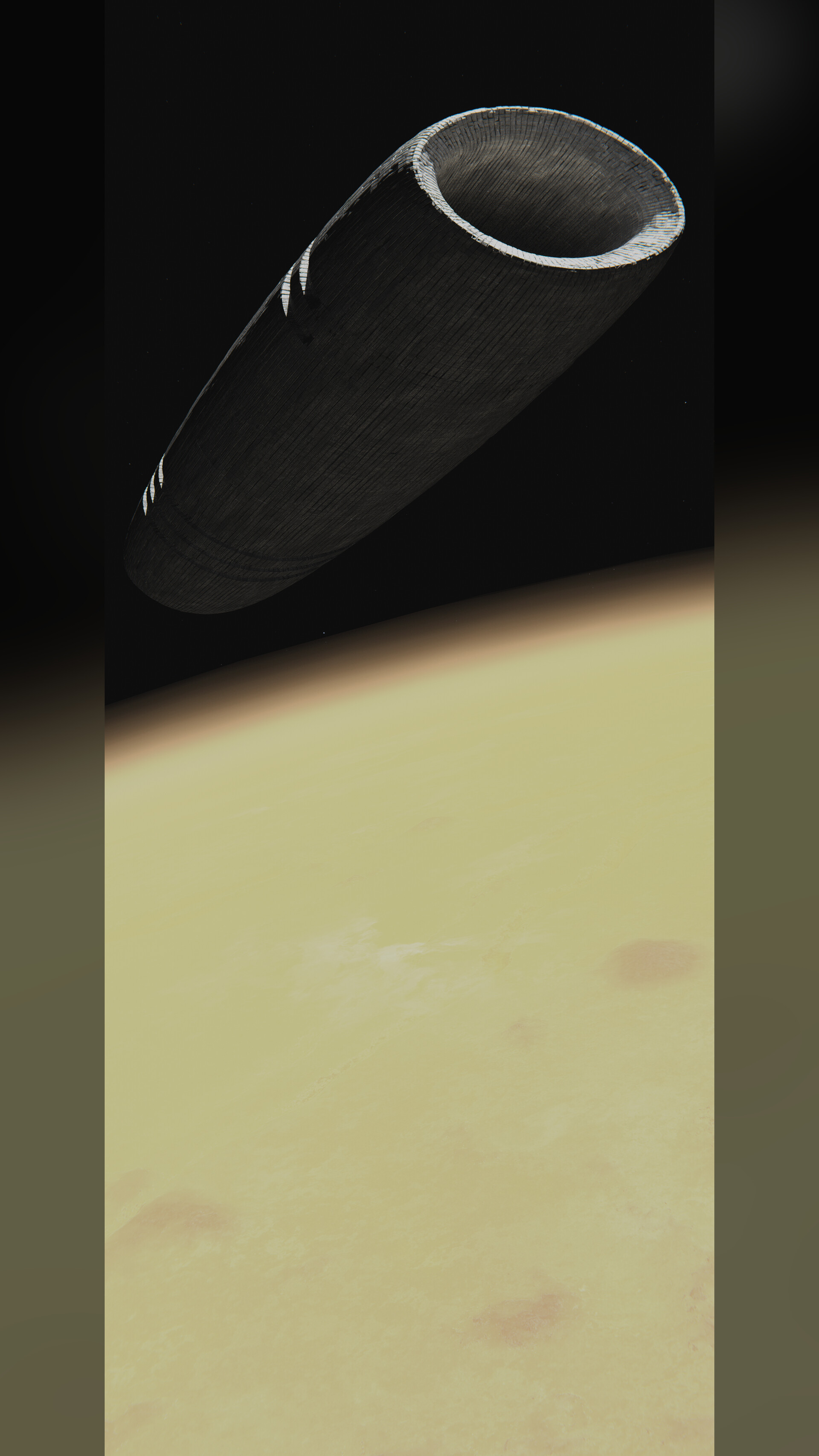 Retro Visor - Spacing Guild's Heighliner (DUNE FAN ART)