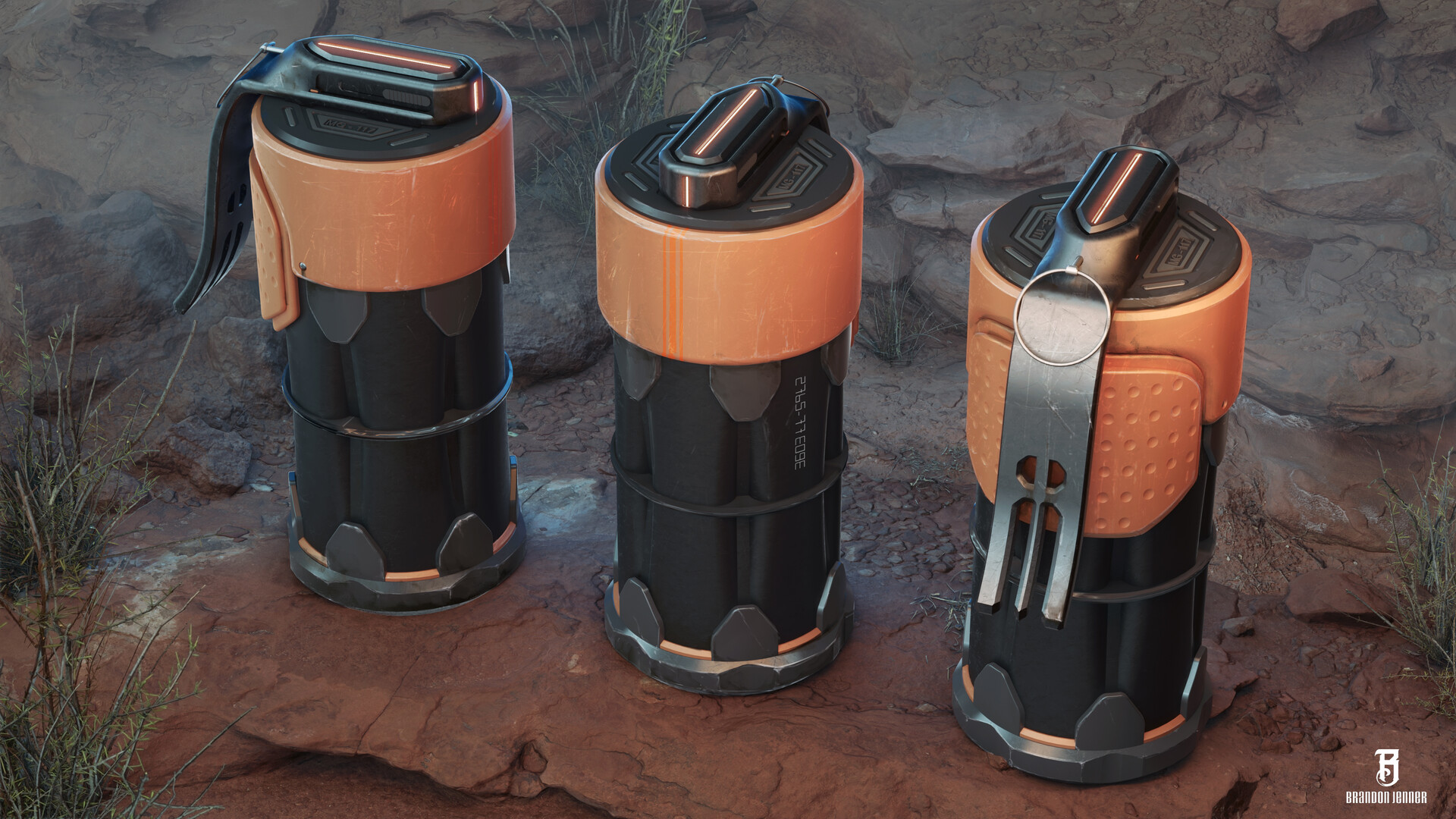 ArtStation - Grenade Concept - Final Model