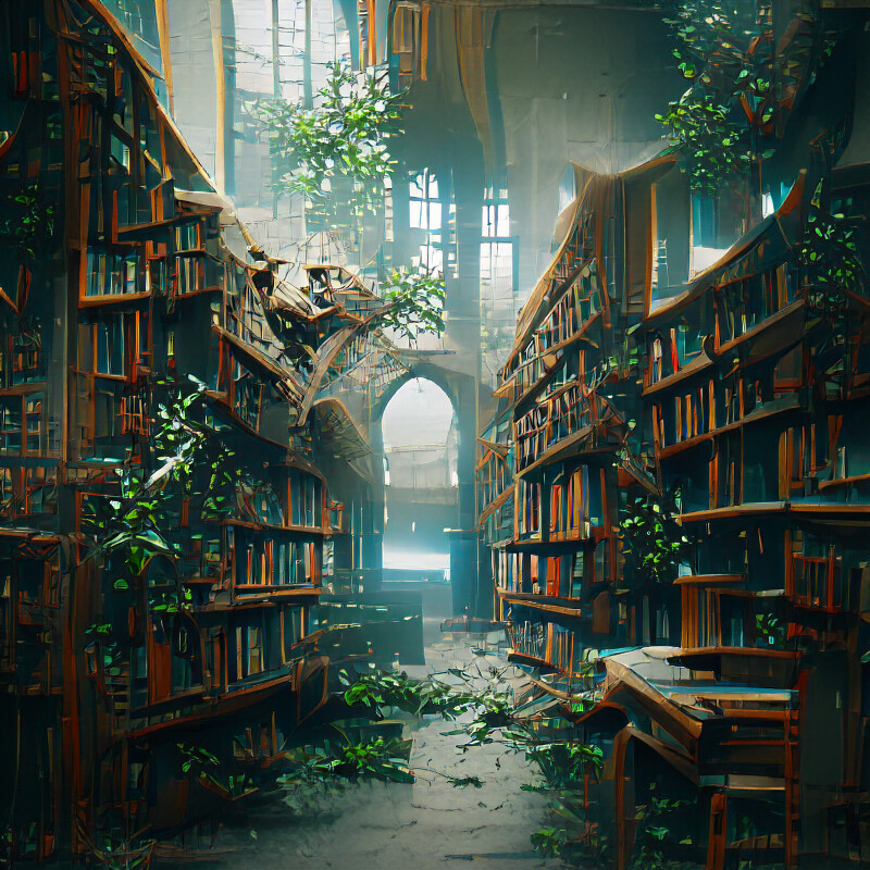 ArtStation - Forgotten Library