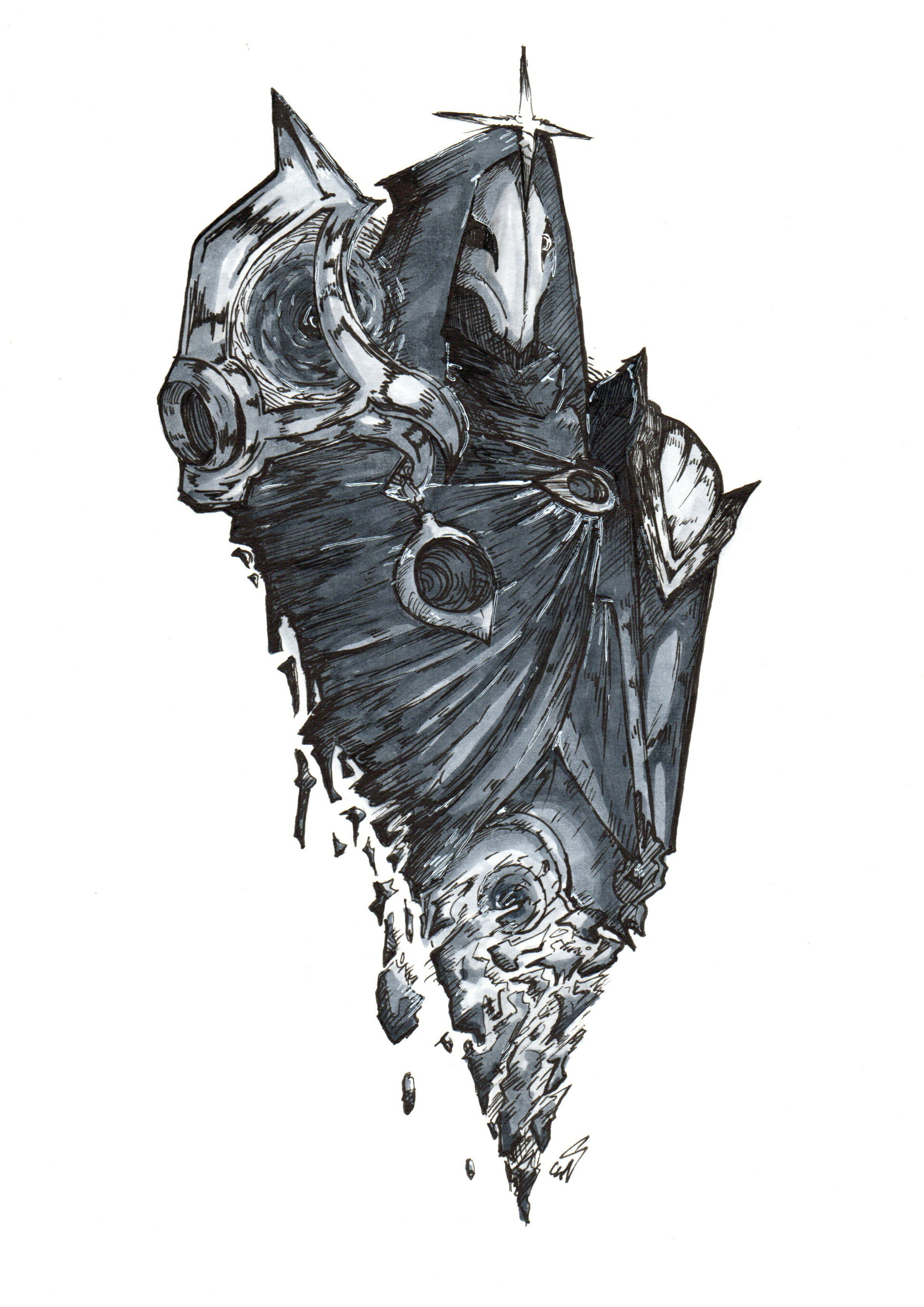 ArtStation - Dark Cosmic Jhin from League of Legends