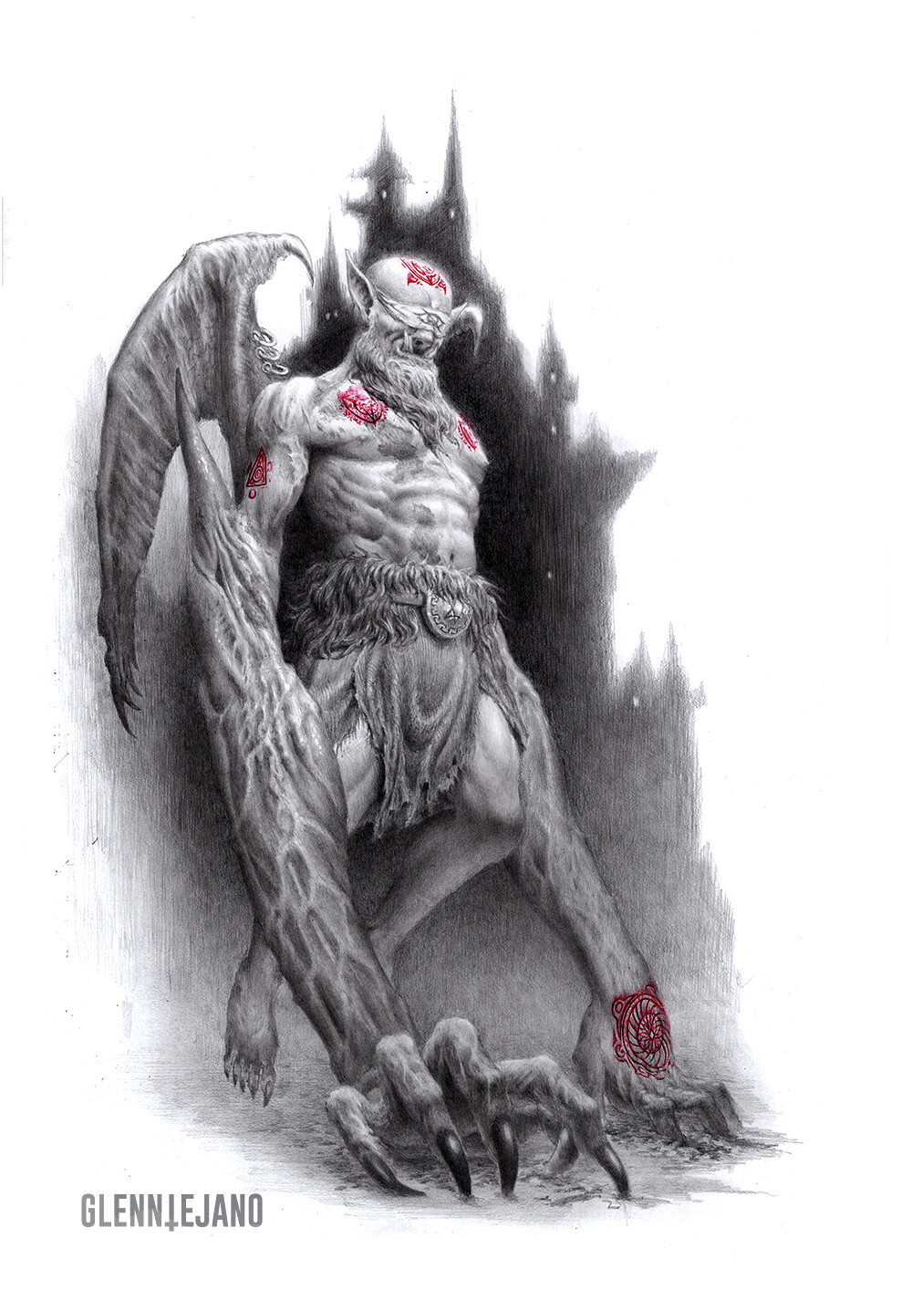 ArtStation - Edgar Trent, the Hellbred Barbarian