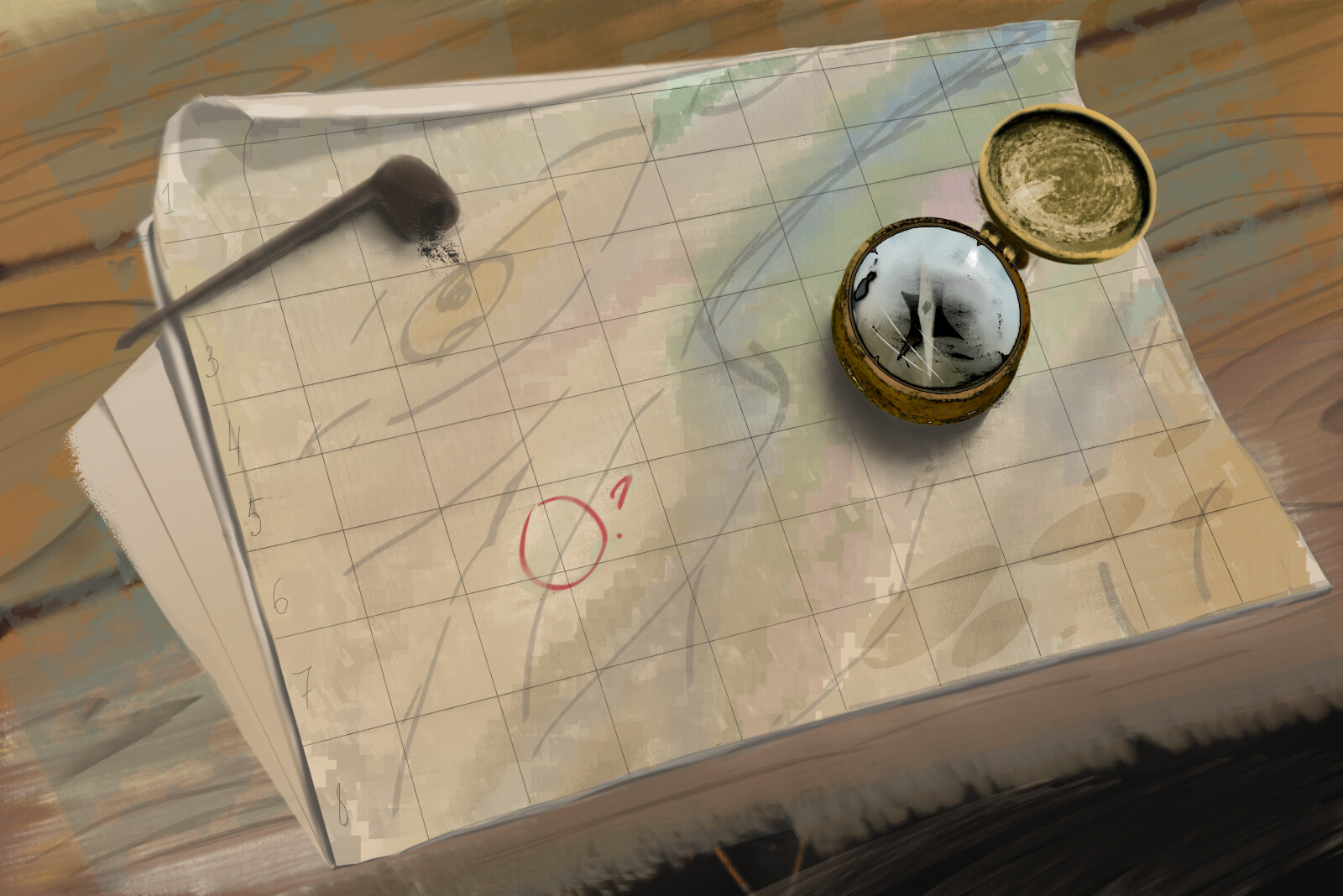 ArtStation - Old compass