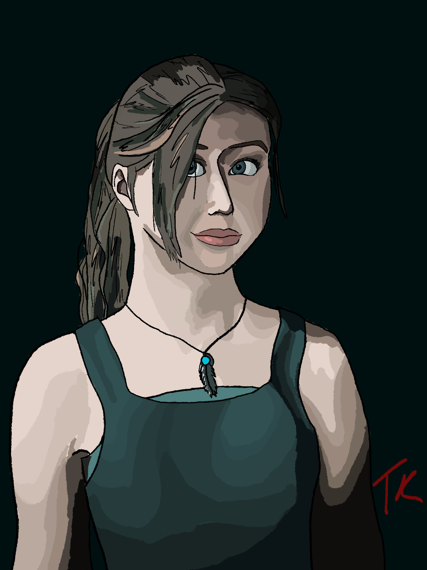 ArtStation - Claire Redfield portrait