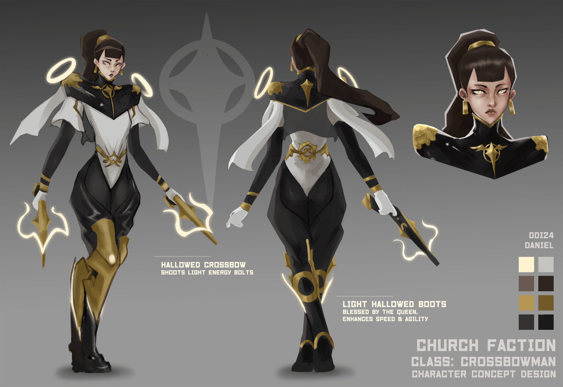 ArtStation - Blood & Cross - Original Character Design Sheets