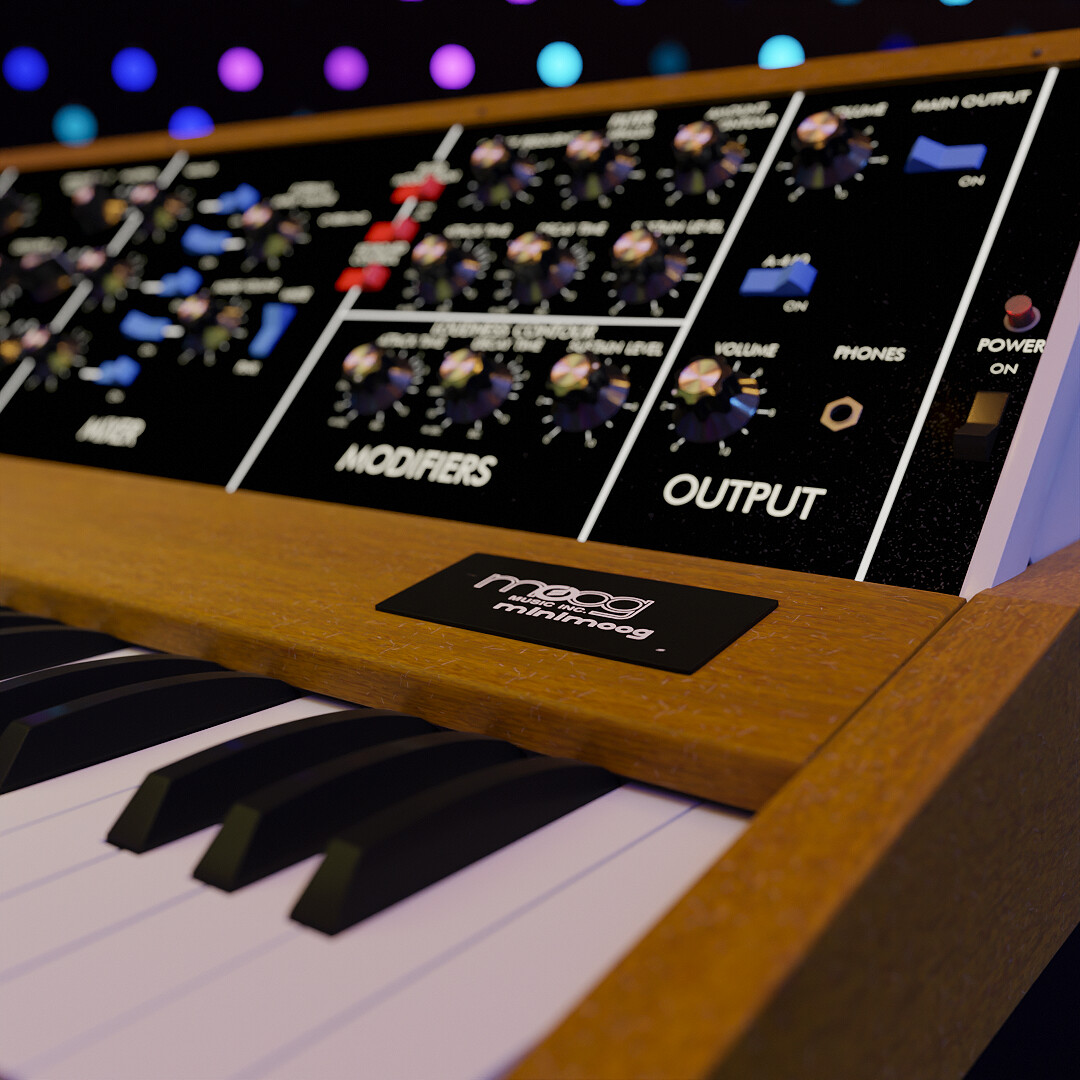 ArtStation - Moog Minimoog