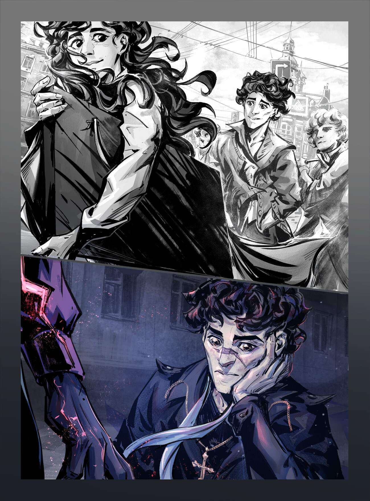 how to draw flashbacks in comics