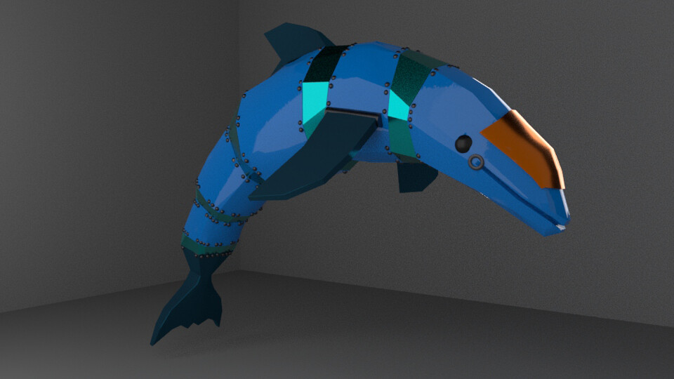 ArtStation - Robotic Animal 3D Modeling Project