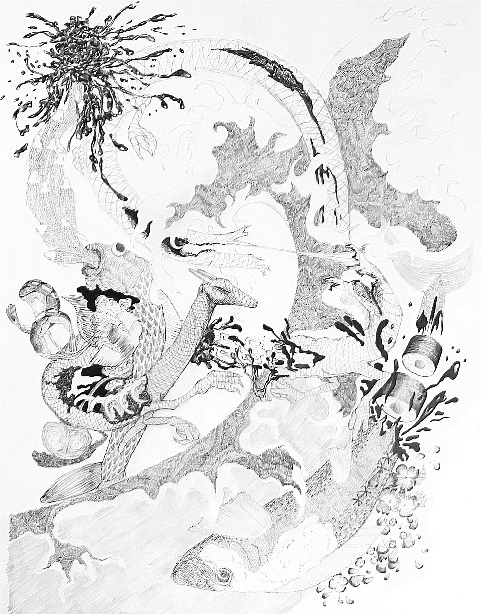 ArtStation - Traditionnal Drawing " Japanese Style