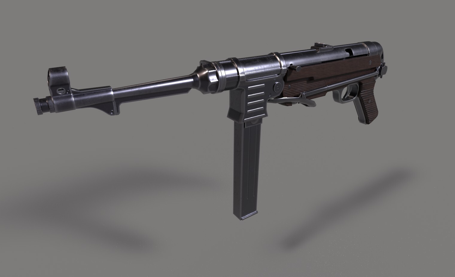 ArtStation - MP-40, submachine gun