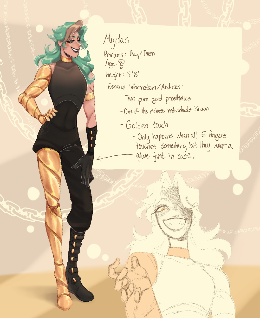 ArtStation - Mydas Information/Reference Sheet