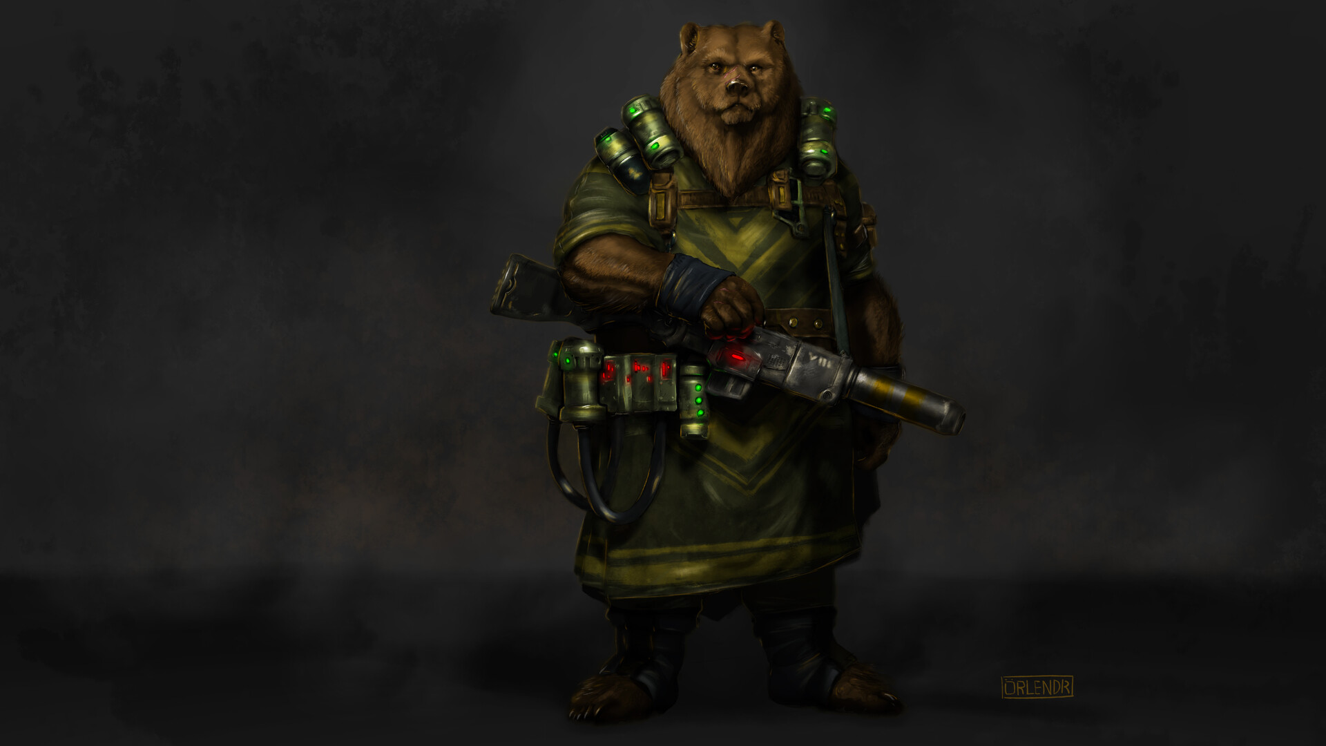 ArtStation - Bear Soldier