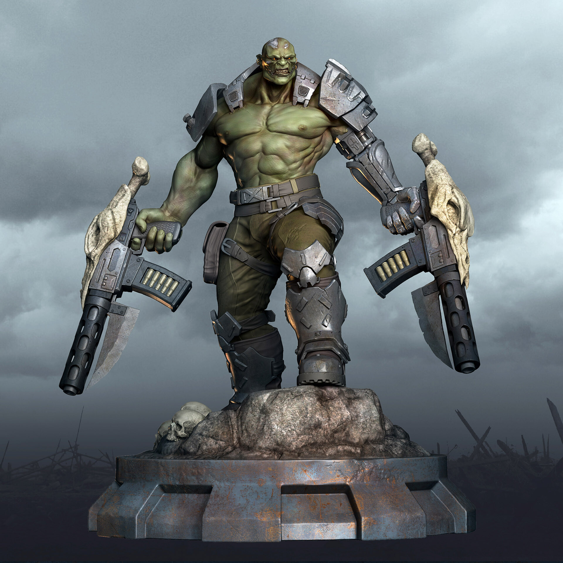 ArtStation - Orc Cyborg