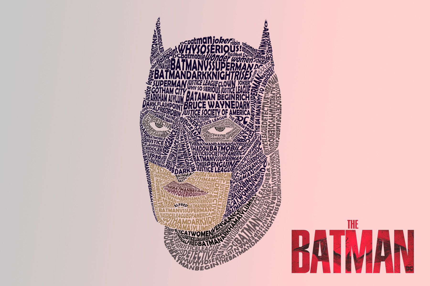 ArtStation - TYPOGRAPHY BATMAN