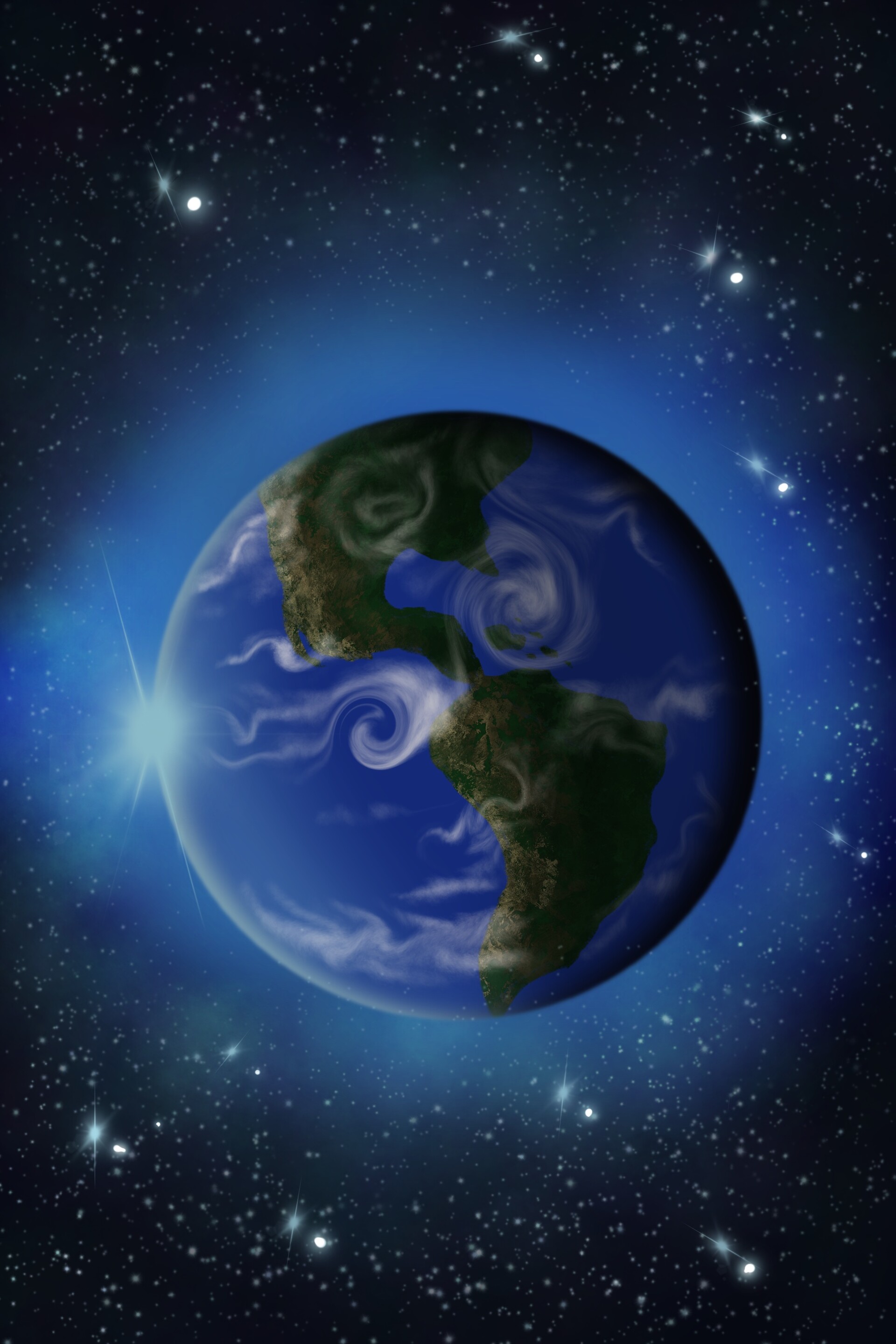 ArtStation - Planet Earth Digital Art