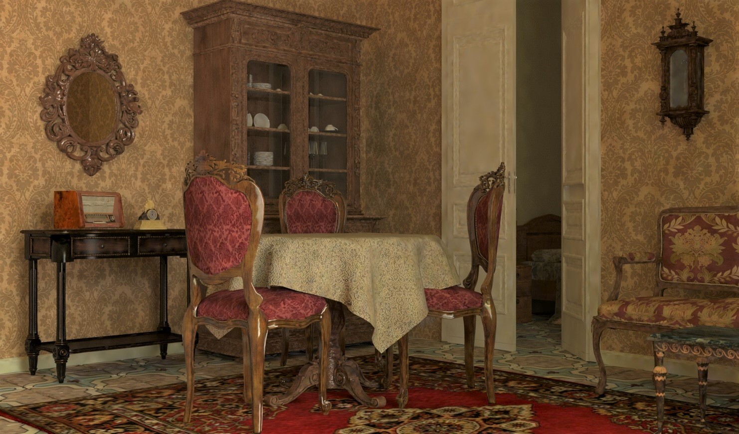 ArtStation - 70's traditional Egyptian apartment