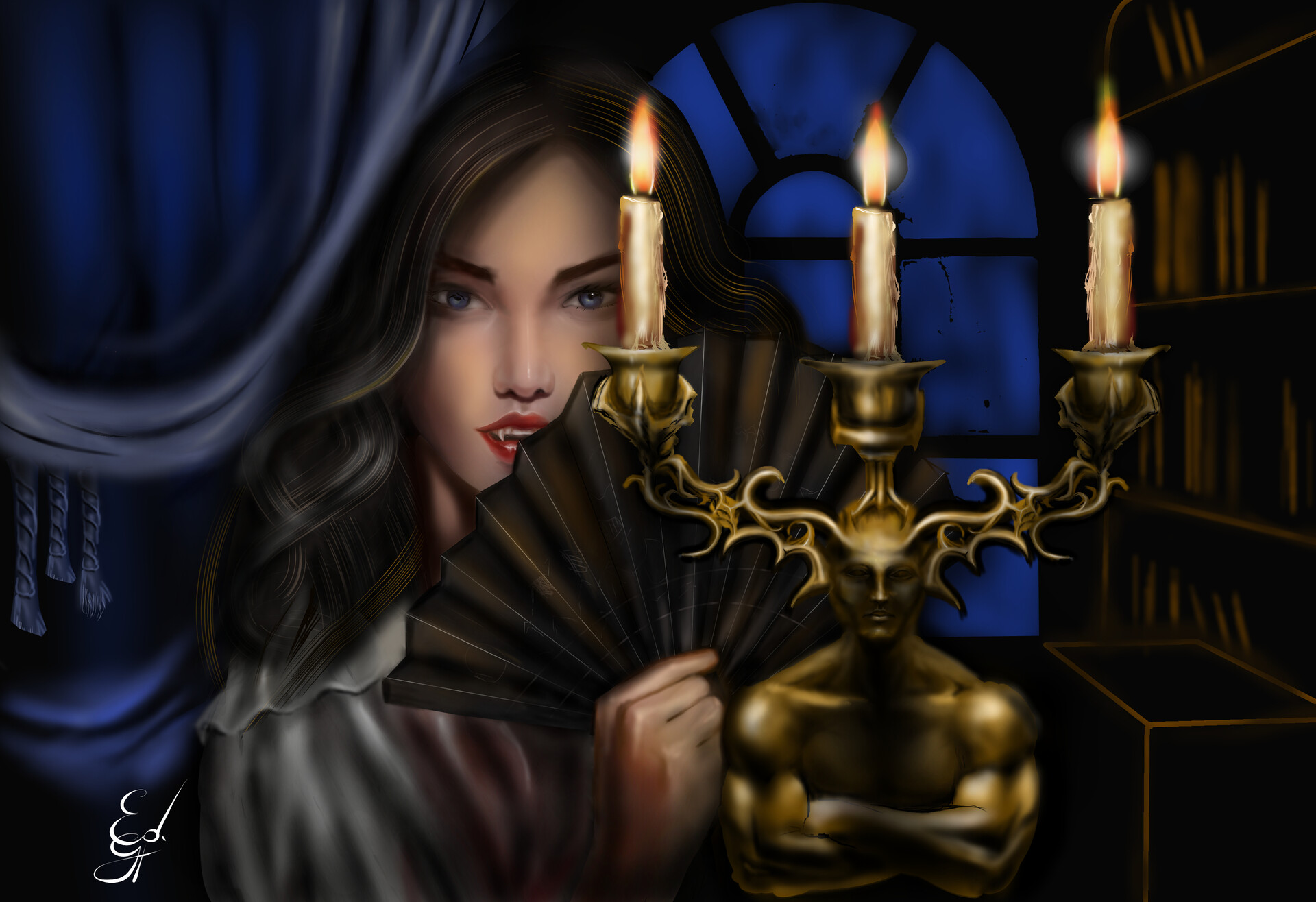 ArtStation - Vampire (OC) (No AI)