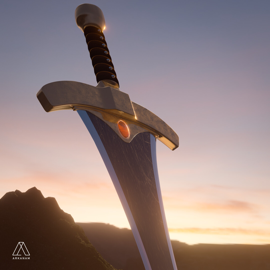 ArtStation - Fire Sword