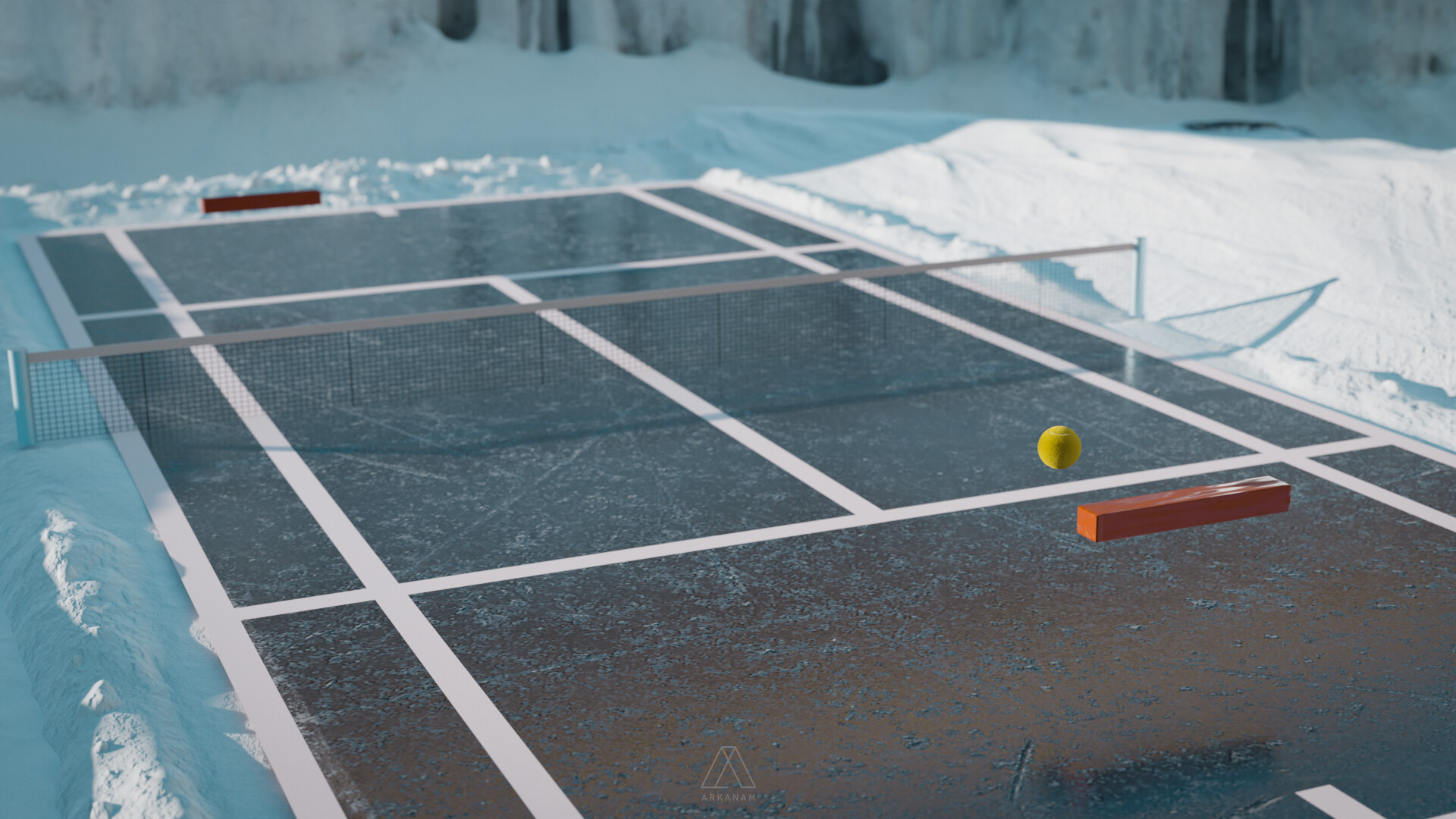 ArtStation - Pong on Ice