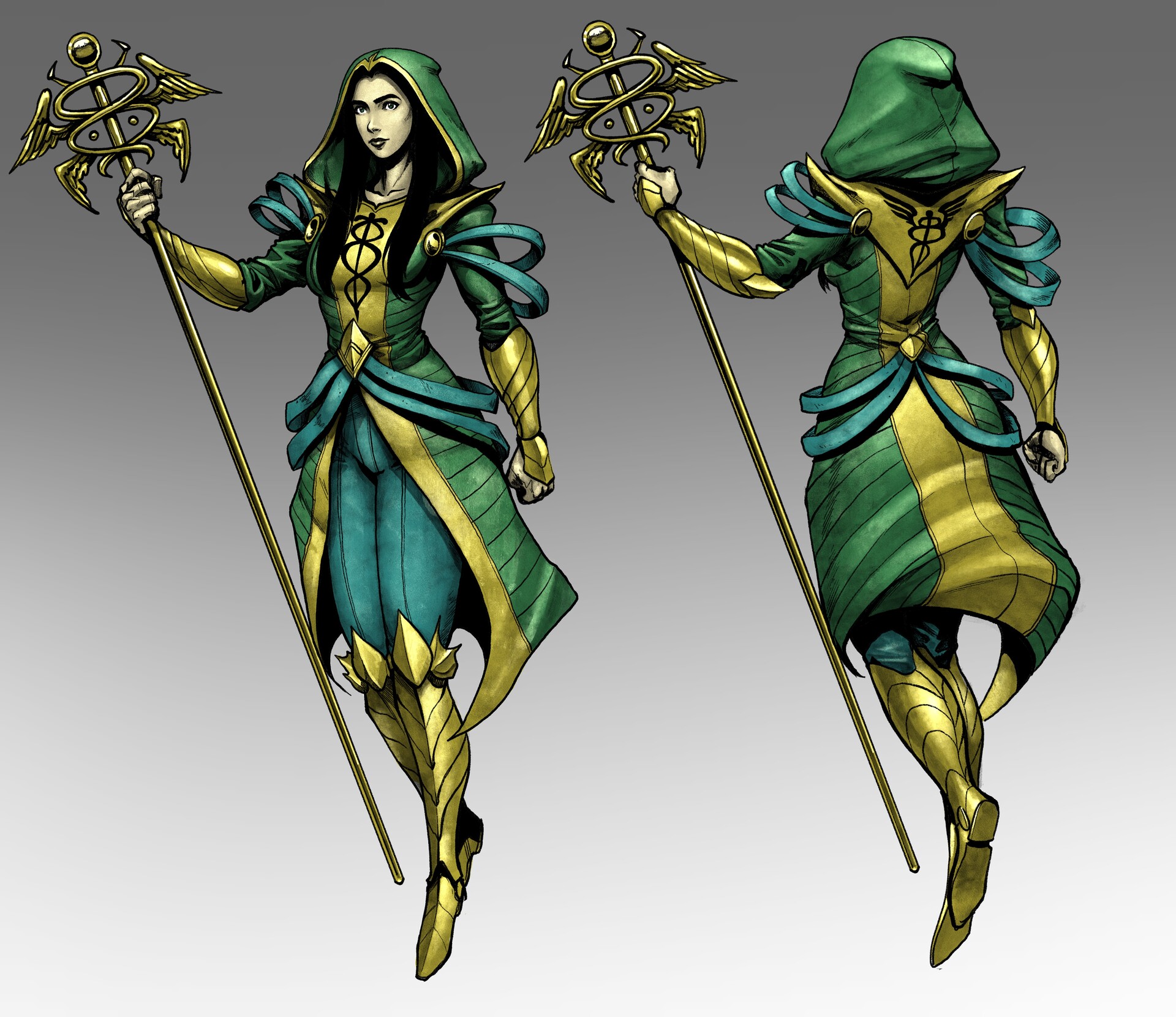 ArtStation - Cleric Healer Character Design