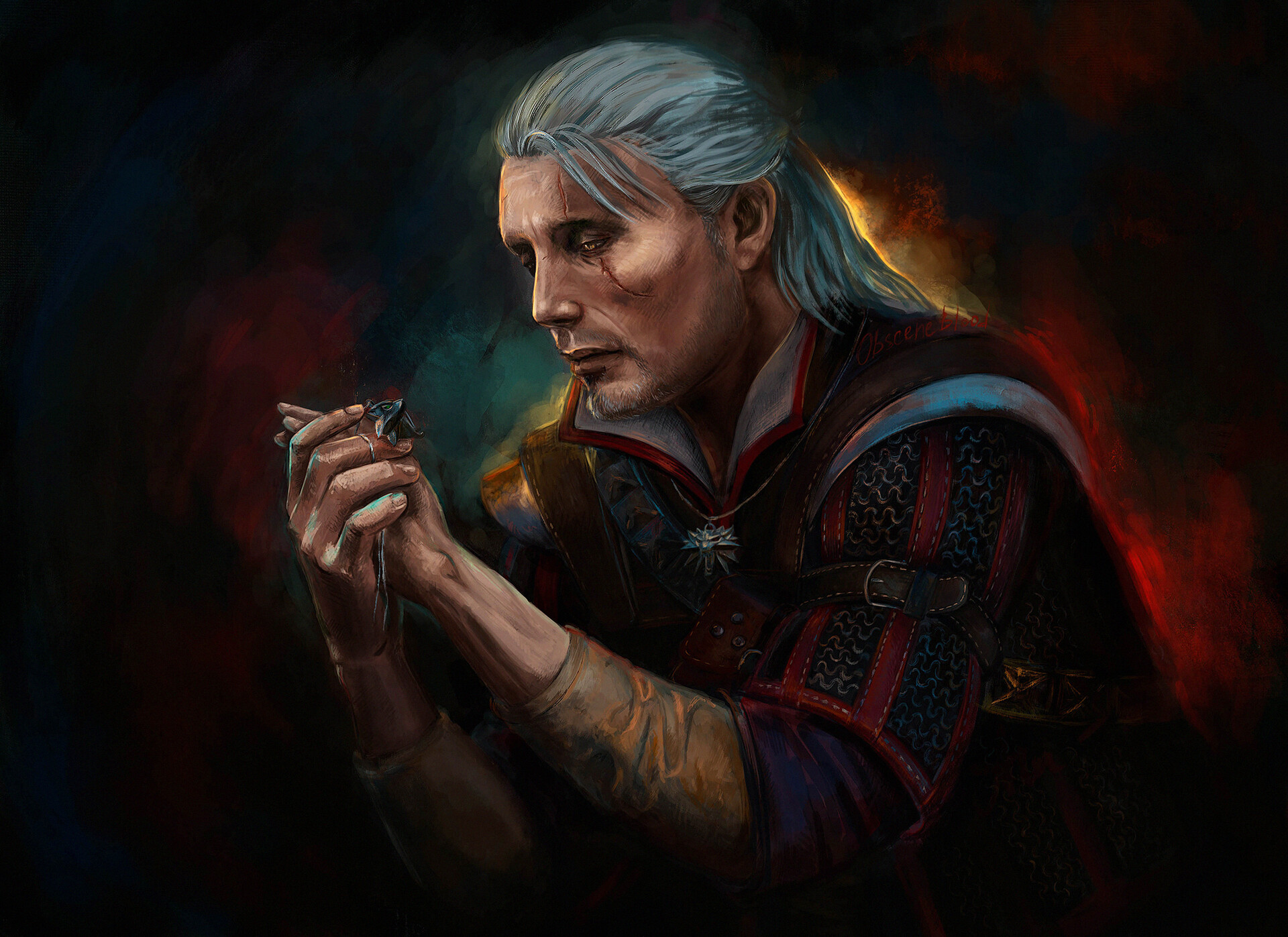 ArtStation - Witcher Mads Mikkelsen