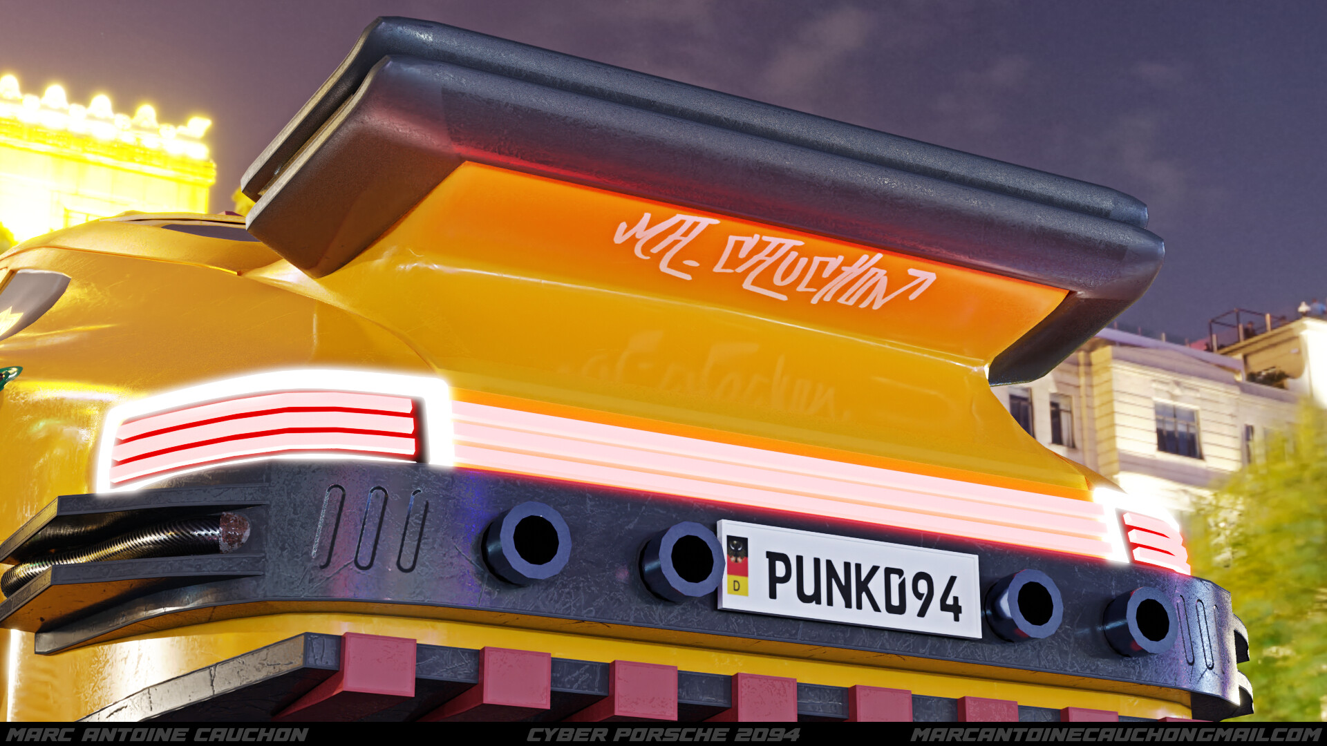 Marc-Antoine Cauchon - Cyber Porsche 2094 custom