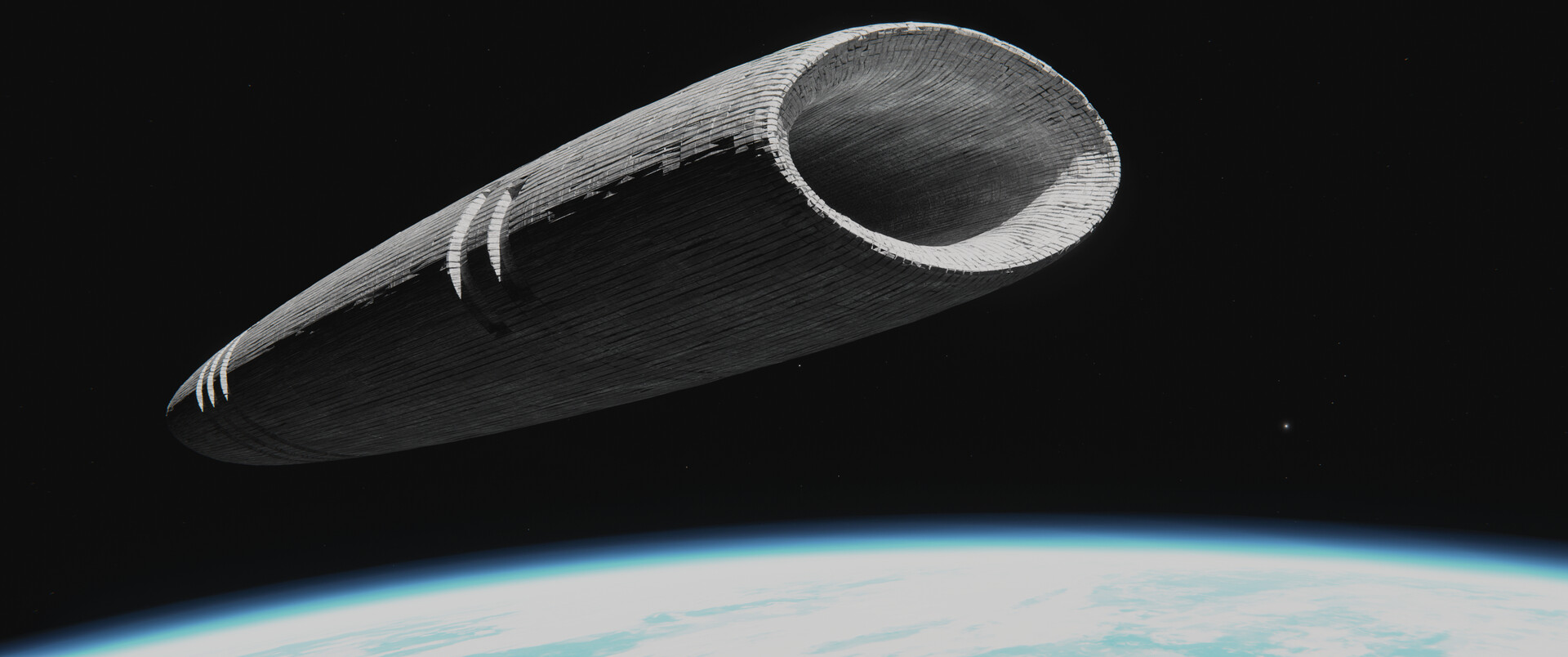 Retro Visor - Spacing Guild's Heighliner (DUNE FAN ART)