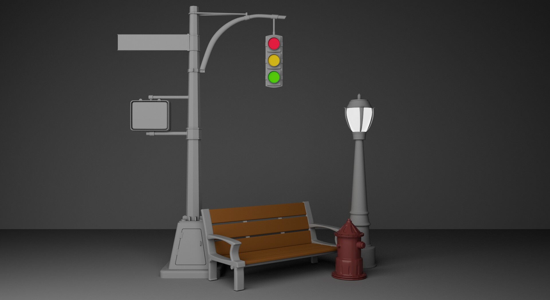 ArtStation - New York street props
