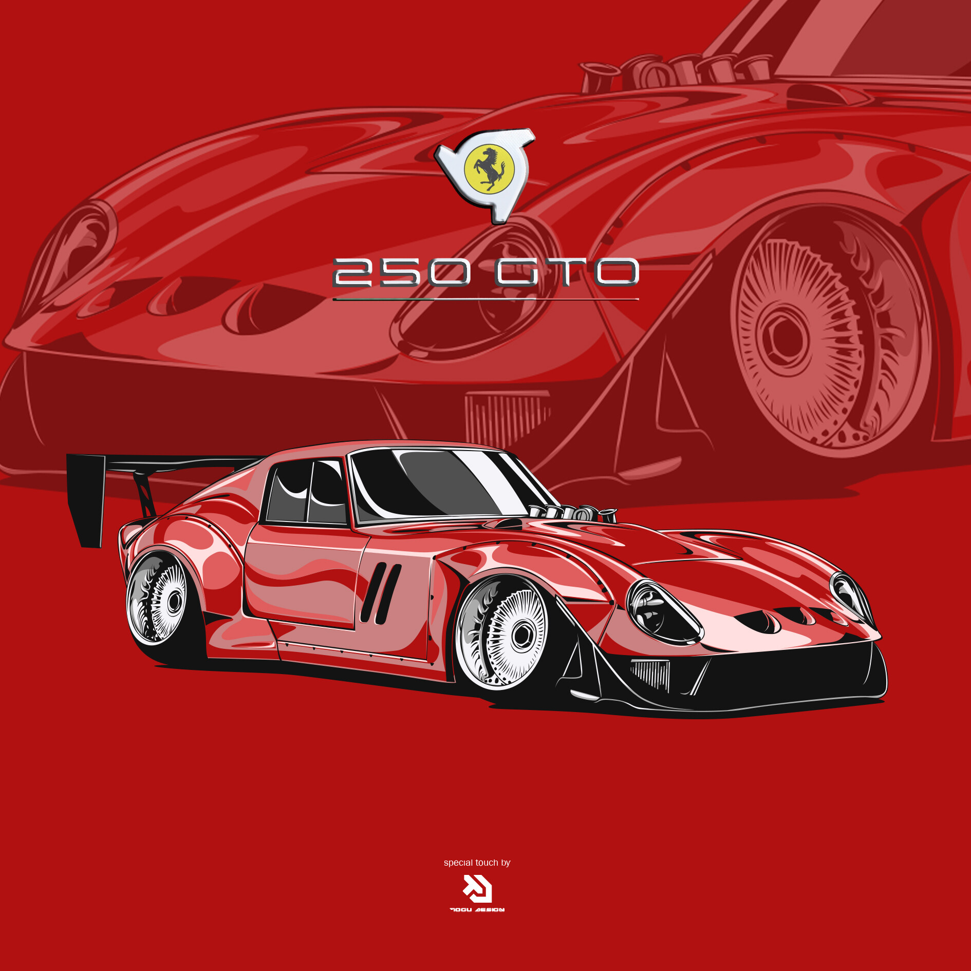 ArtStation - Ferrari 250 GTO Wide Body