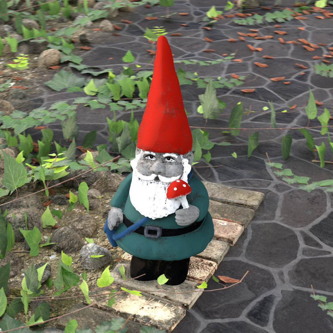 ArtStation - Garden Gnome in 3D