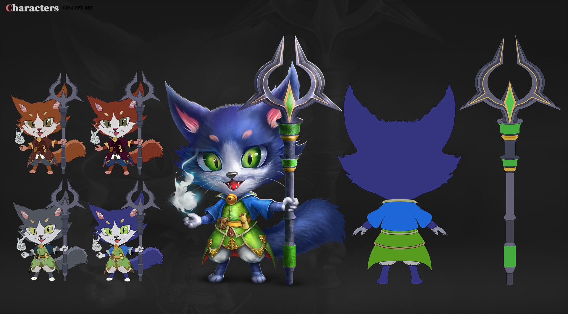 ArtStation - Cat mage