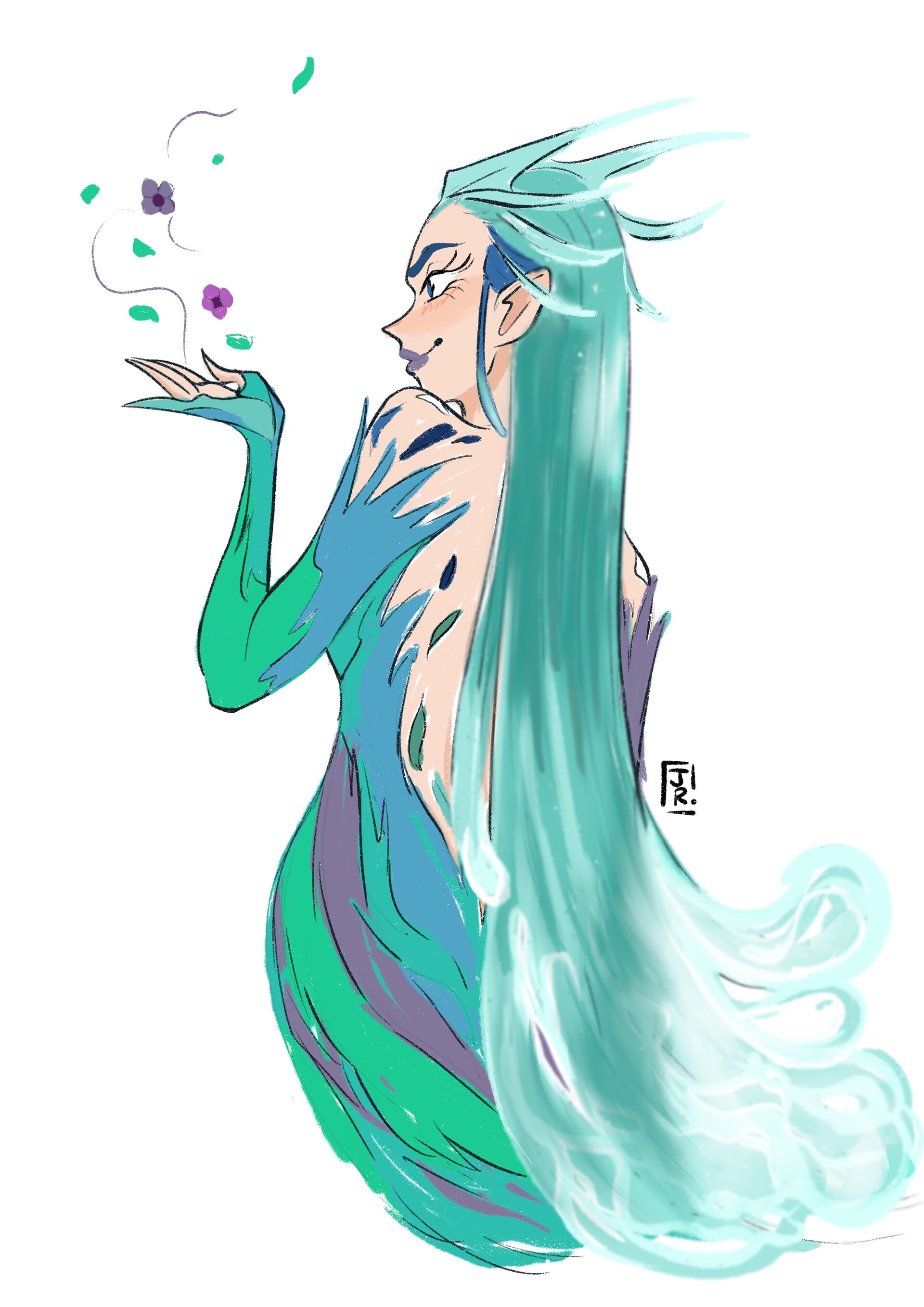 ArtStation - Nature goddess