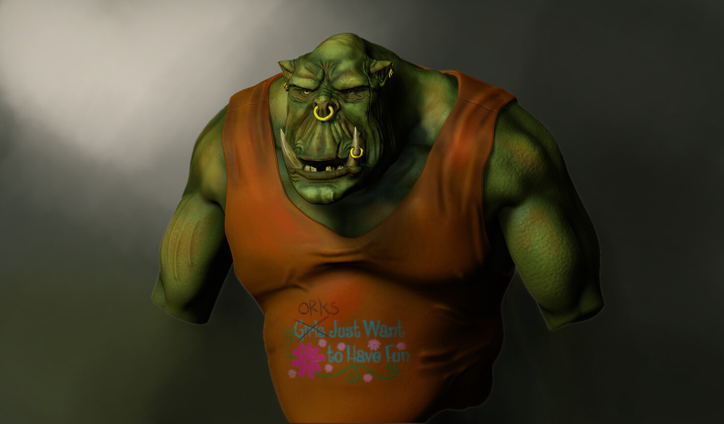 ArtStation - Ork bust