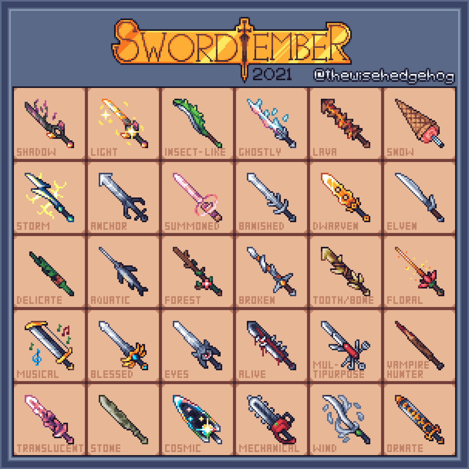 ArtStation - Swordtember 2021