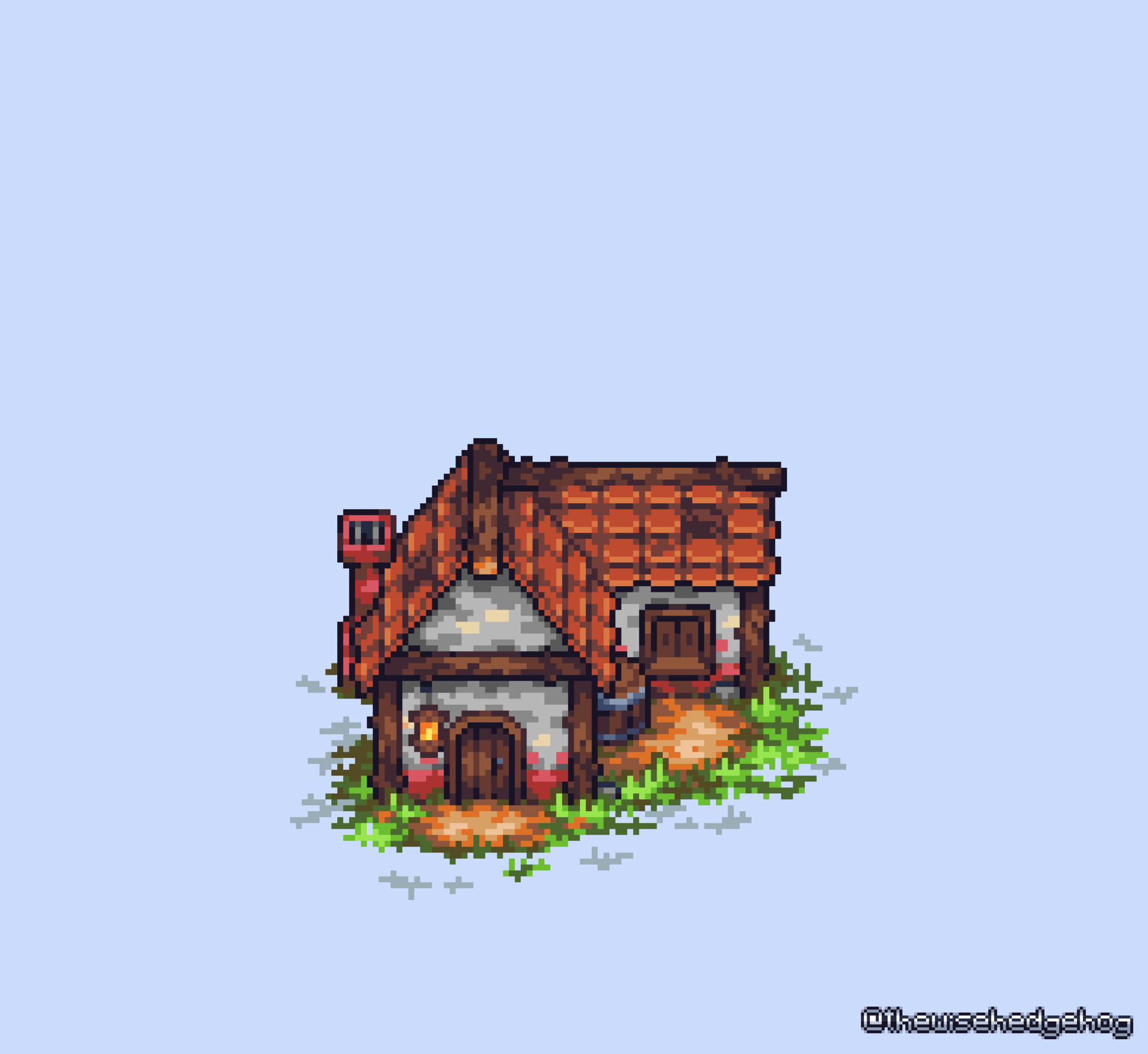 Artstation Pixel House