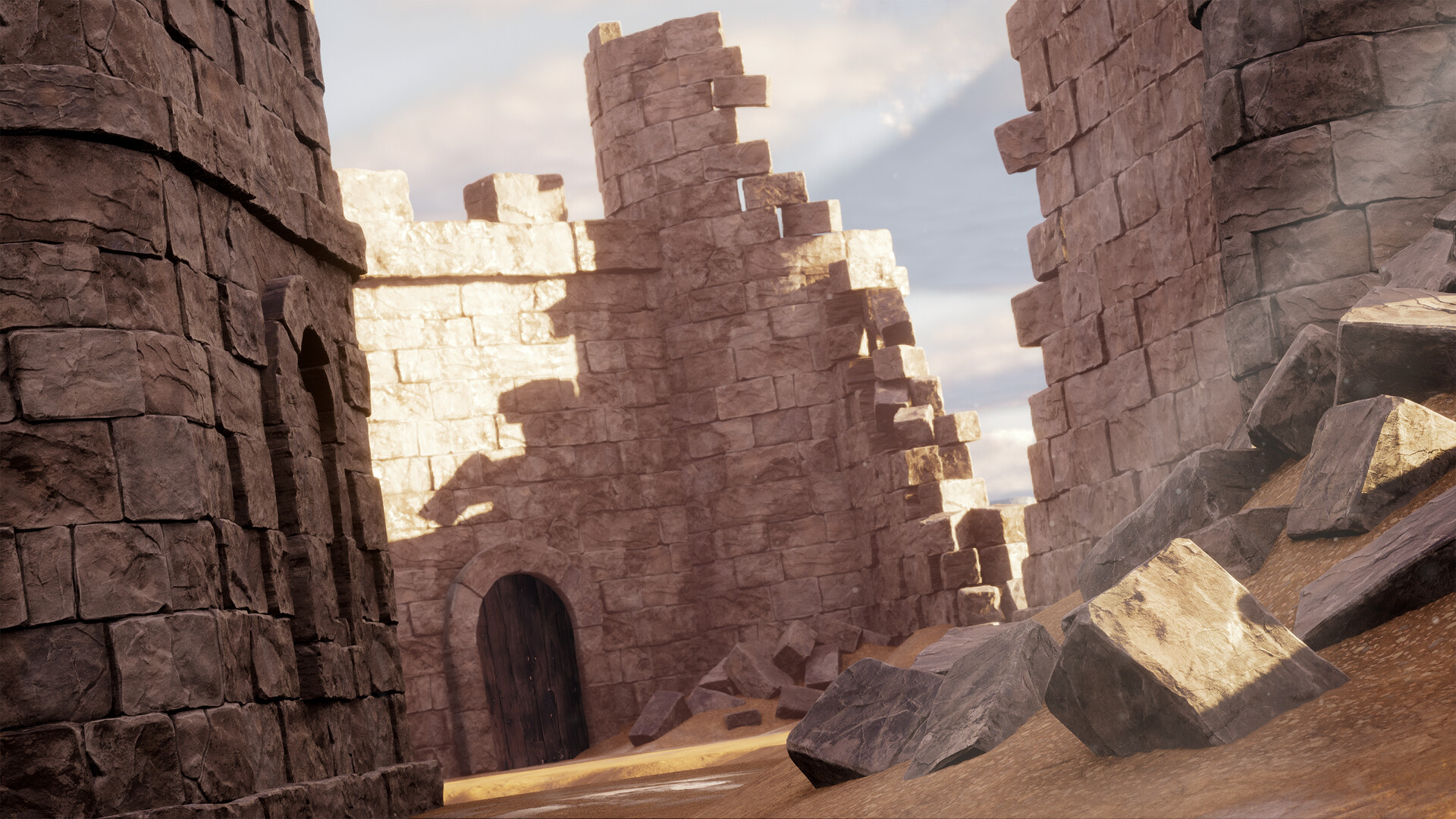 ArtStation - Stone Wall Texturing