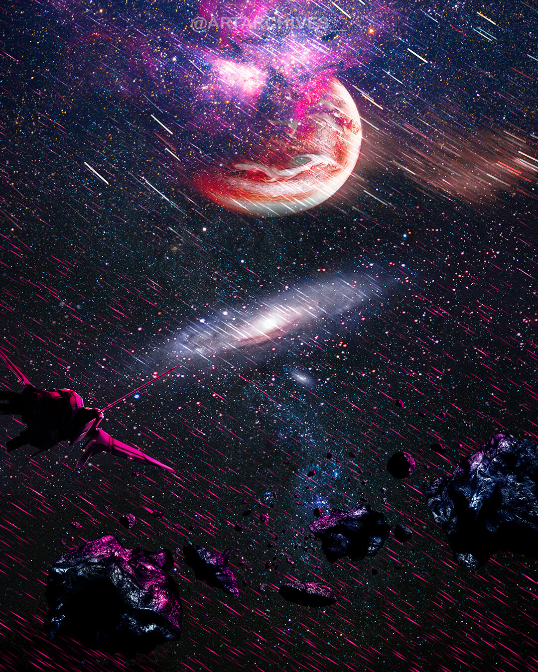 ArtStation - Space Meteors