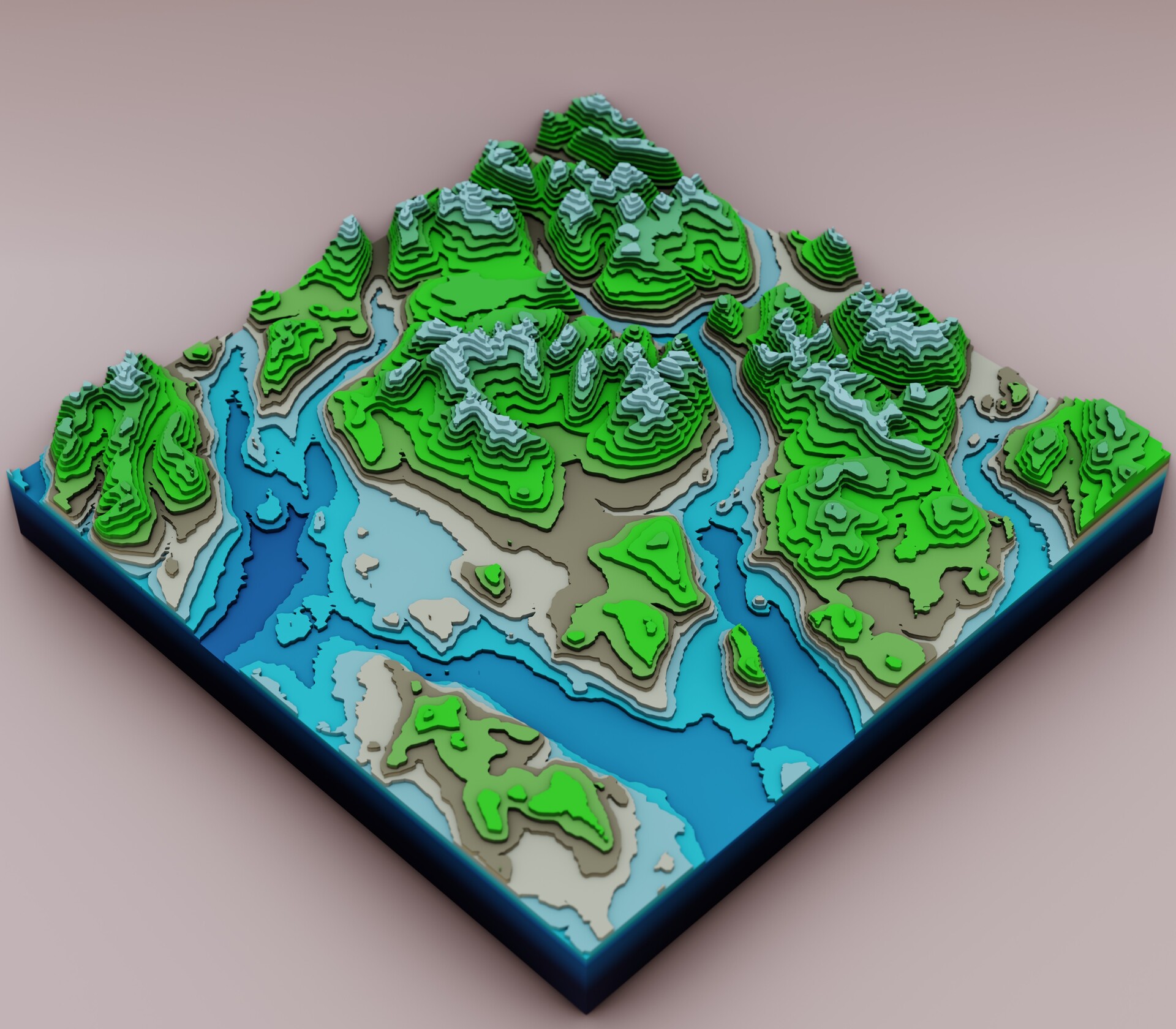 ArtStation - Procedural Stylized Terrain