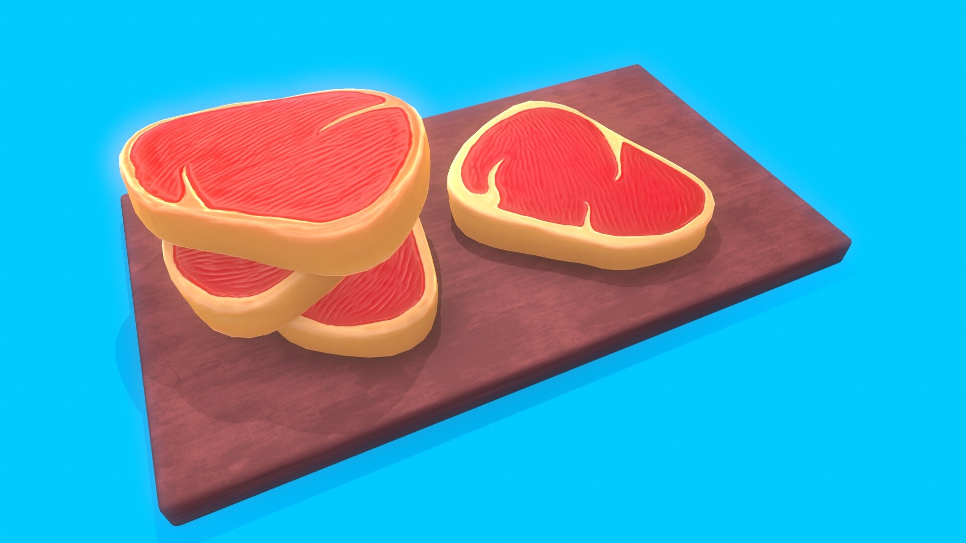 ArtStation - Stylized Raw Steak