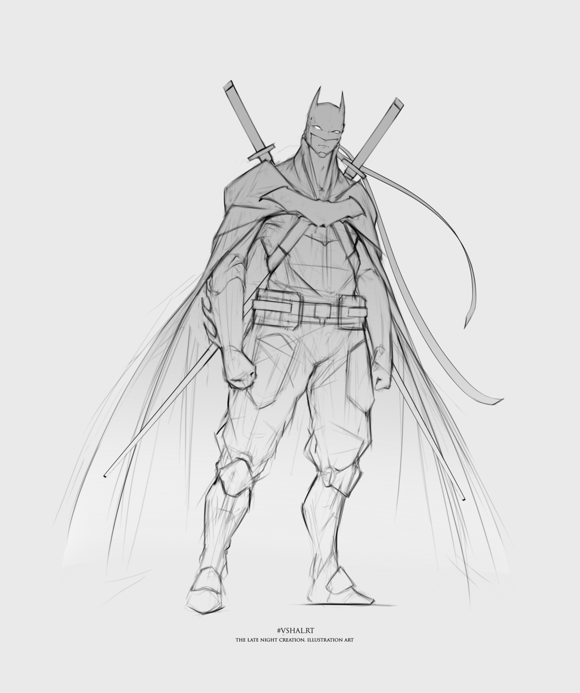 how to draw batman ninja