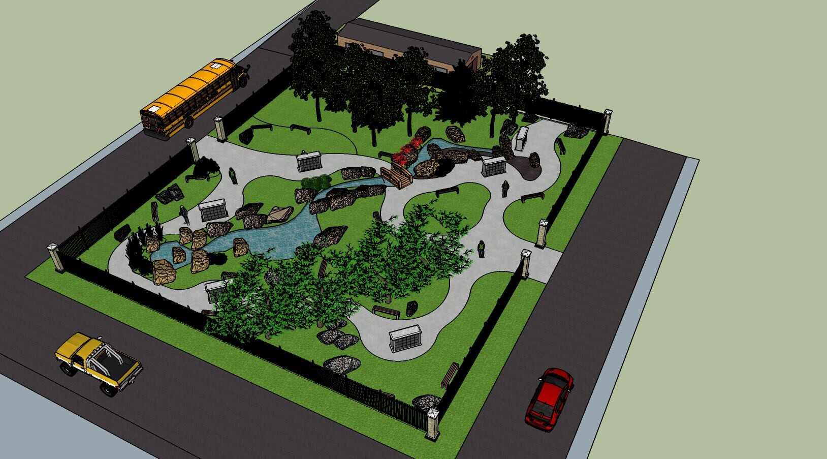 ArtStation - Upper View Crematorium 2