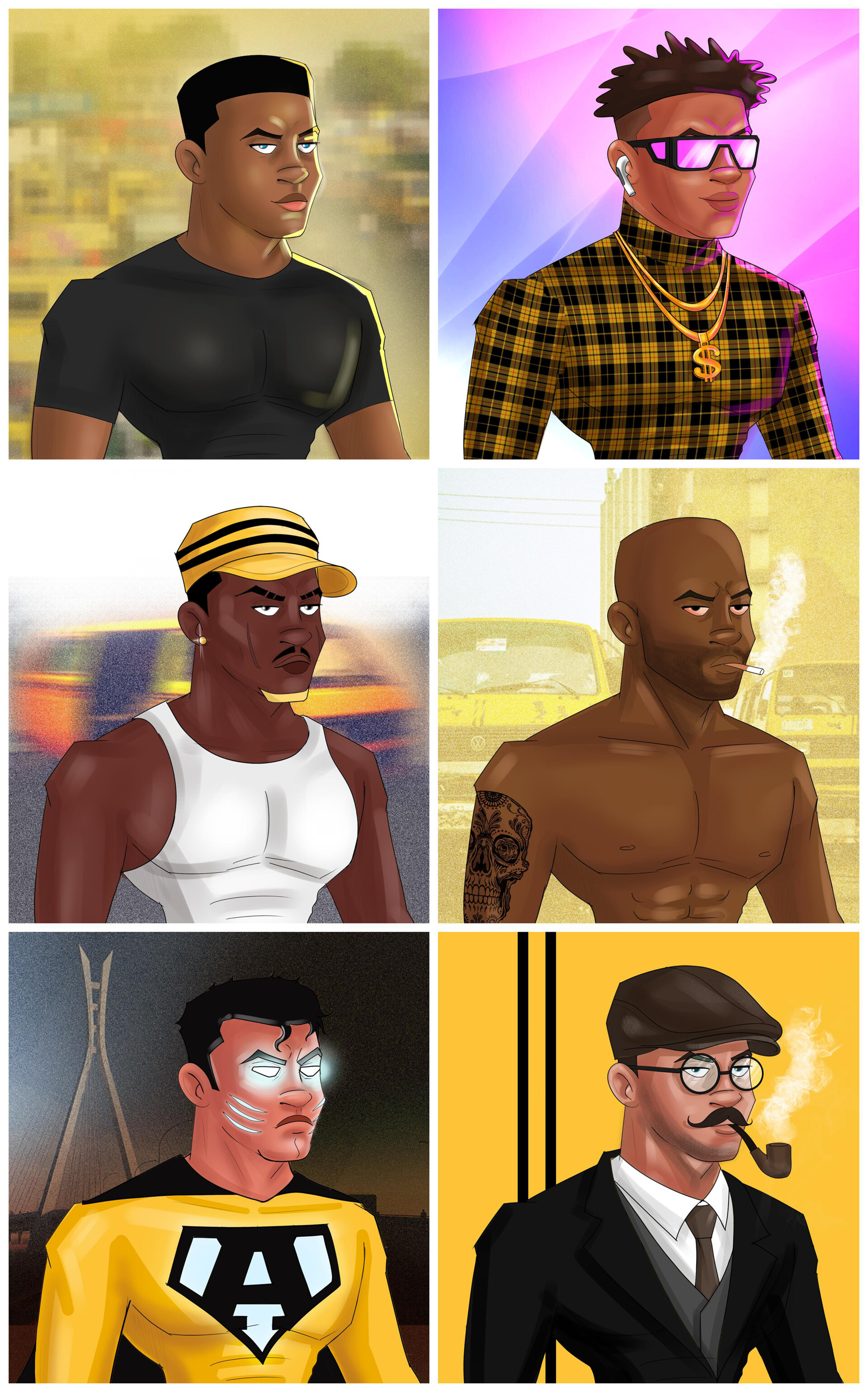 ArtStation - ILLUSTRATIONS FOR NFT ART COLLECTION