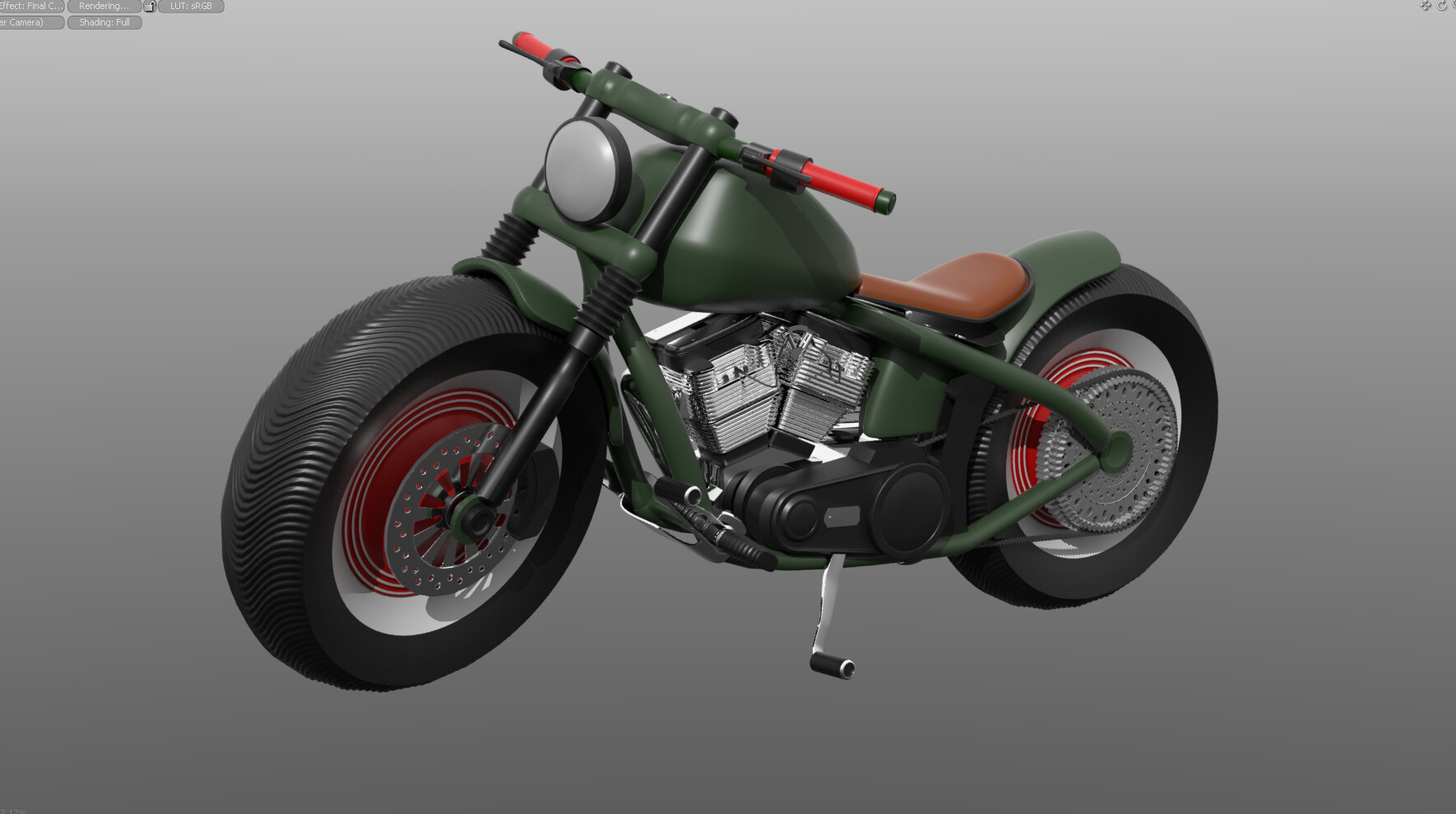 ArtStation - low poly bike