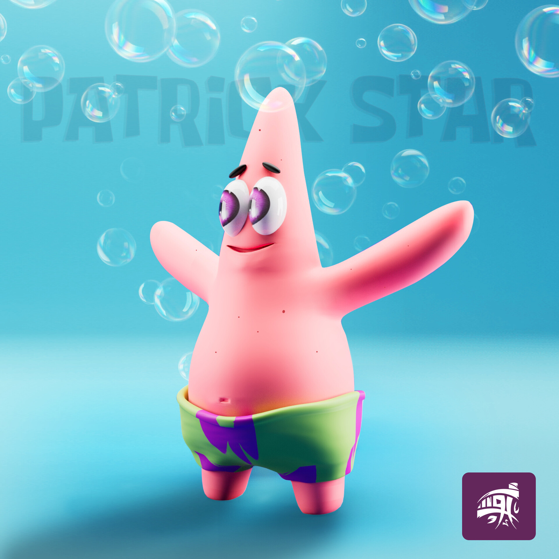 ArtStation - Patrick Star 3D Model