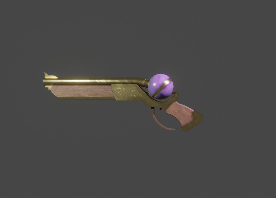 ArtStation - FlaskLock inspired pistol